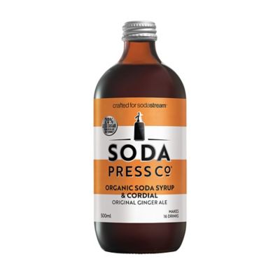 Soda Press Co Original Ginger Ale Syrup 500ml | Lakeland