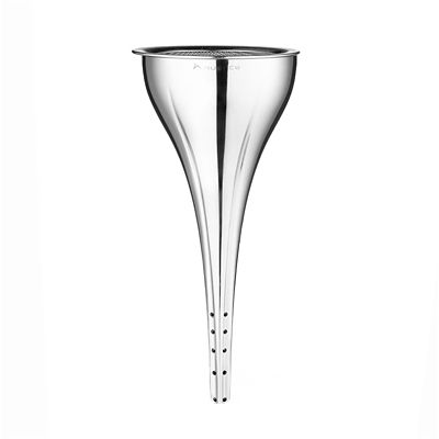 Nuance Stainless Steel Wine Funnel with Strainer | Lakeland