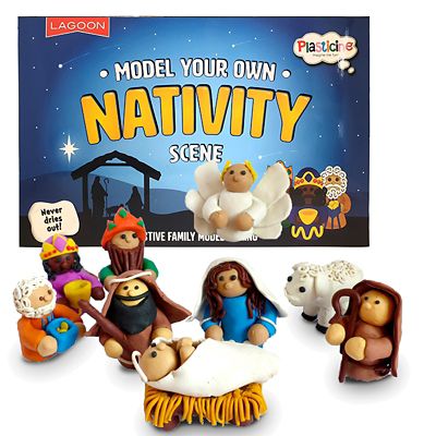 Plasticine Model Your Own Nativity Scene Kit | Lakeland