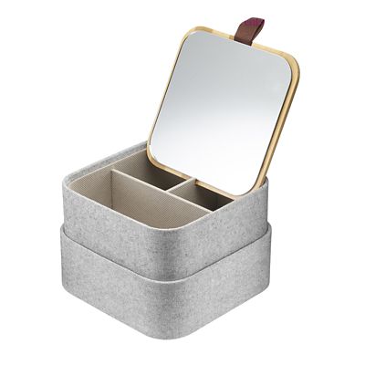 Dressing Table Tidy with Mirrored Lid | Lakeland