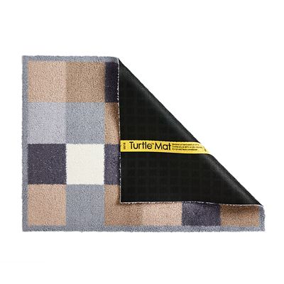 Natural Squares Indoor Turtle Mat 85 x 59cm | Lakeland