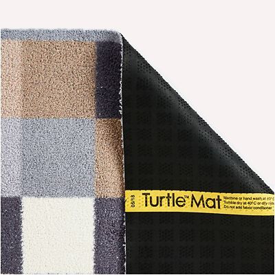 Natural Squares Indoor Turtle Mat 85 x 59cm | Lakeland