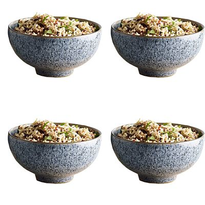 Denby Pottery Studio Grey Rice Bowls – Set of 4 | Lakeland