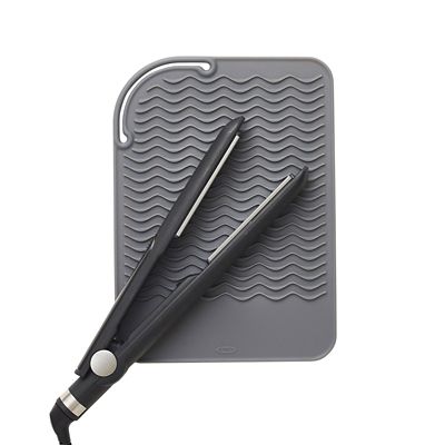 OXO Good Grips Hot Styling Tool Mat Grey 30x17cm | Lakeland