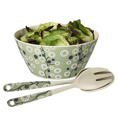 Lakeland Cherry Flower Bamboo Salad Set | Lakeland