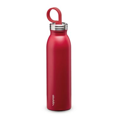 Aladdin Steel Water Bottle Cherry Red 550ml | Lakeland
