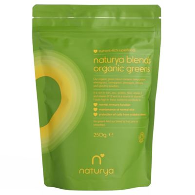 Naturya Blends Organic Greens 250g | Lakeland