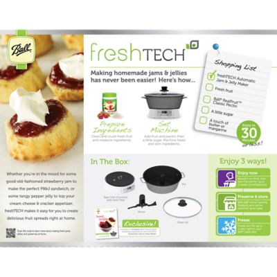Ball freshTECH Jam & Jelly Maker | Lakeland