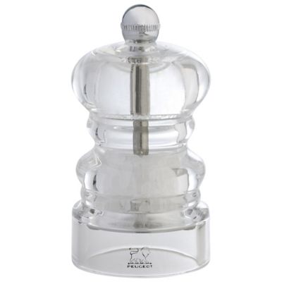 Peugeot Nancy Acrylic Salt Mill 9cm | Lakeland