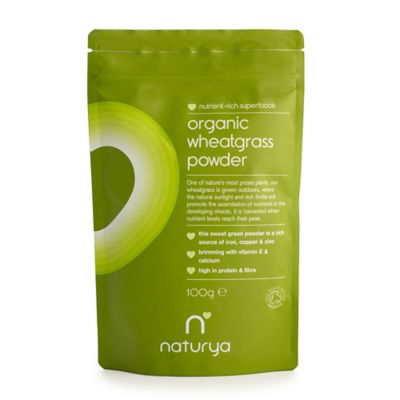 Naturya Organic Wheatgrass Powder 100g | Lakeland
