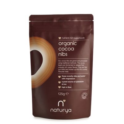 Naturya Organic Cocoa Nibs 125g | Lakeland