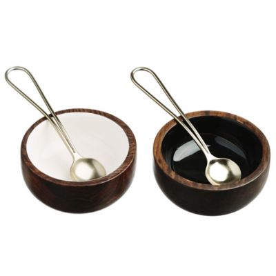 Just Slate Wooden Condiment Set | Lakeland