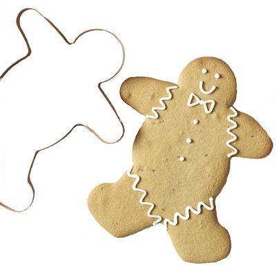 Copper Plated Gingerbread Man Cutter - Large | Lakeland