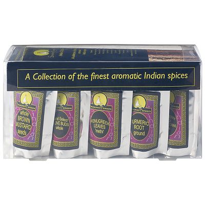 Seasoned Pioneers Indian Spice Set, 11 Individual Packs | Lakeland