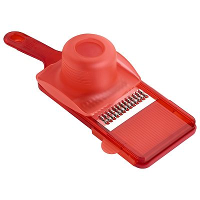 Kuhn Rikon Quick Slice Julienne Mandoline, Red | Lakeland