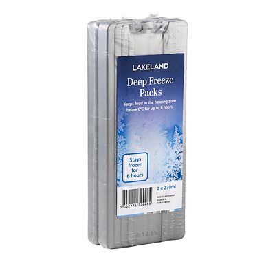 Lakeland Deep Freeze Ice Packs 270ml x2 | Lakeland