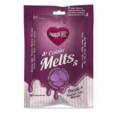 Rainbow Dust Colour Melts Purple 250g | Lakeland