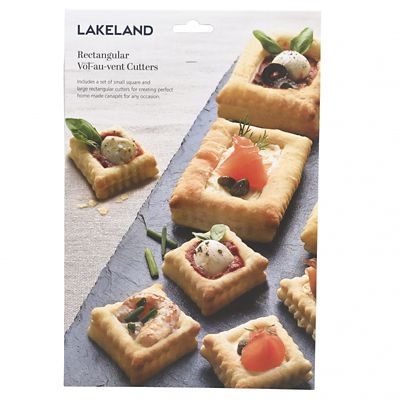Vol-au-vent Cutter Set, Rectangular 10cm & 4.5cm | Lakeland