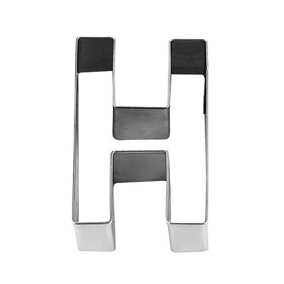 Letter H Alphabet Stainless Steel Cookie Cutter | Lakeland