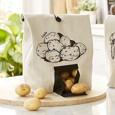 Lakeland Potato Bag with Button Tie Closure | Lakeland