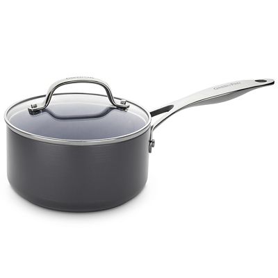 GreenPan Venice Pro 20cm Saucepan with Lid | Lakeland