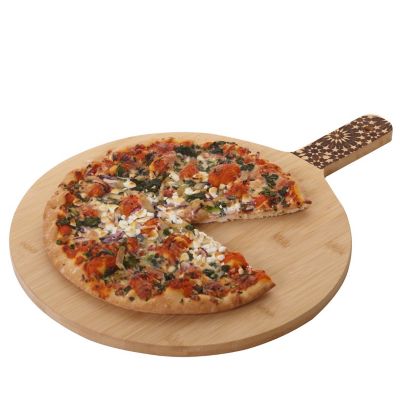 Lakeland Mosaic Bamboo Pizza Board | Lakeland