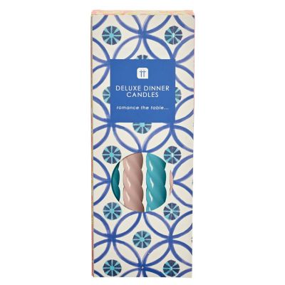 4 Talking Tables Deluxe Dinner Candles | Lakeland